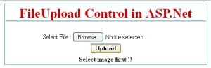 FileUpload Control in ASP.Net C#.