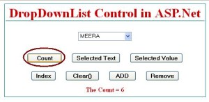 DropDownList Control in ASP.Net C#.