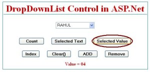 DropDownList Control in ASP.Net C#.