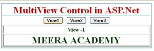 How to use MultiView control in ASP.Net