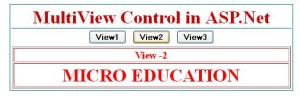 How to use MultiView control in ASP.Net