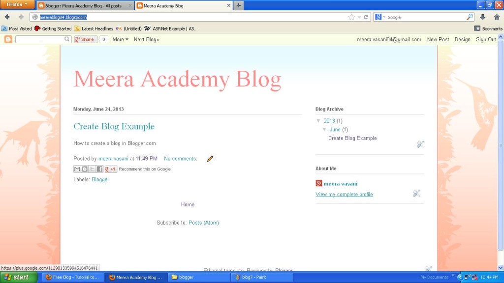 How to Create a Blog with Blogger.com