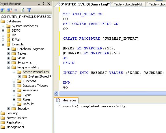 Create Stored Procedure To Insert Record Into Sql Server Database Vrogue