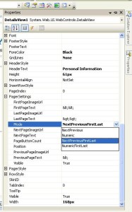 How to Change DetailsView Pager Text in ASP.Net C#?
