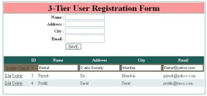 Edit, Update, Delete Gridview using 3 -tier in ASP.Net C#