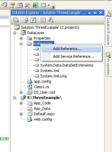 3 - Tier Architecture Example in ASP.Net C#