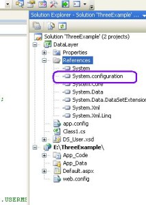 3 - Tier Architecture Example in ASP.Net C#