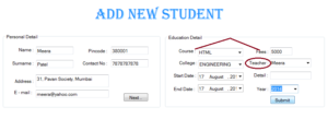 Student Management System Project in C# .Net