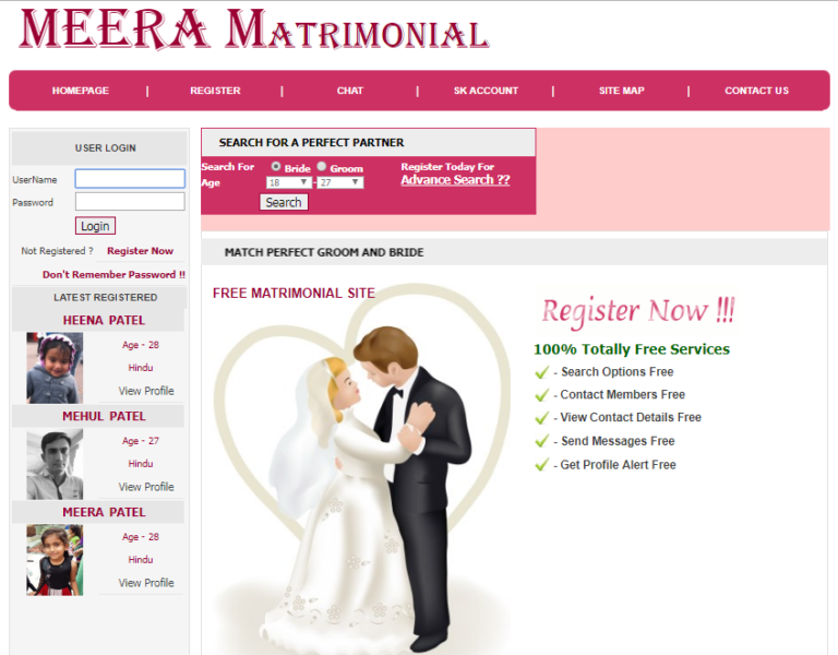 Matrimonial Website Project in ASP.Net