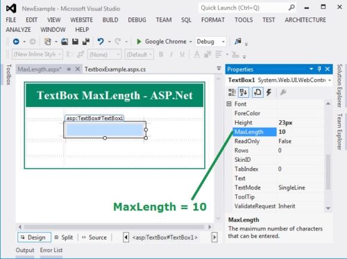 Set Multiline TextBox Max Length In ASP Net