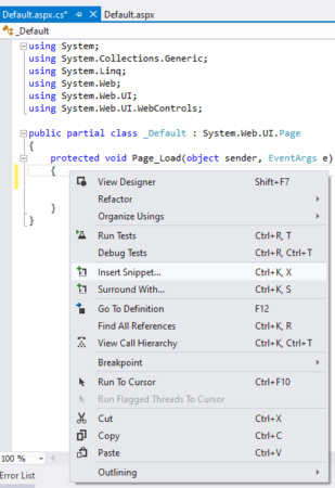 C# switch statements example