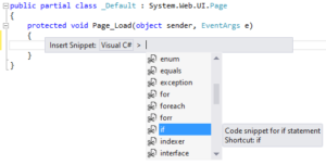 C# if-else statement example
