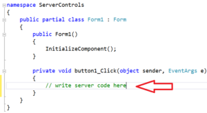 Button Control in Windows Application C#