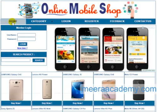 Free Download Database of Online Mobile Shopping Website in ASP.Net C#